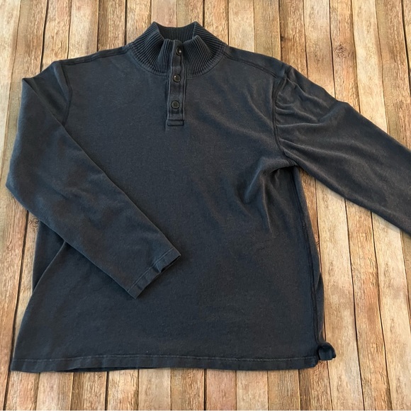 GAP | Shirts | Gap Mens Long Sleeve Pullover Henley Style Sweatshirt ...